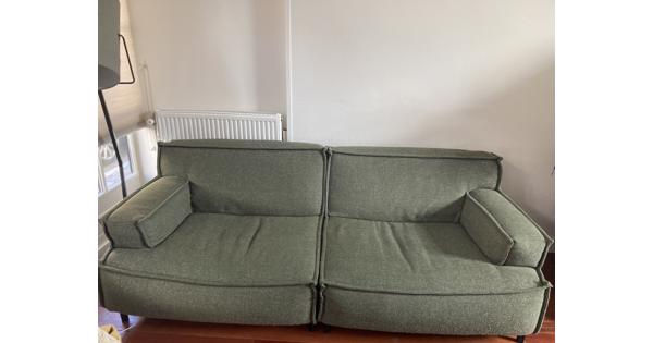 Groene stoffen bank in Woerden - Huis en Inrichting, Banken en Stoelen ...