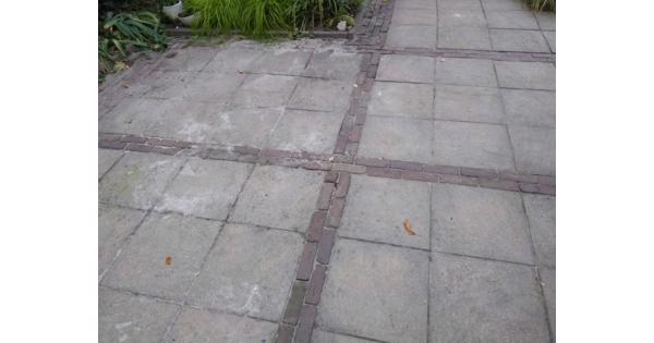 Tuintegels 40x40 en rode klinkers in Nijmegen - Tuin en Terras, Tegels ...