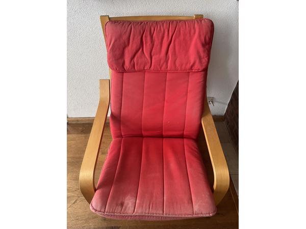 Rode Ikea stoel in Beuningen - Huis en Inrichting, Banken en Stoelen ...