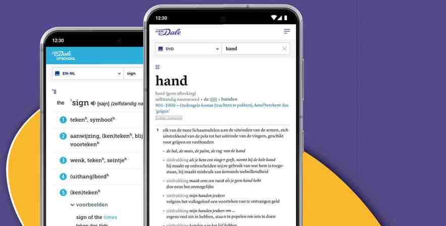 De Van Dale App: Taalhulp binnen handbereik
